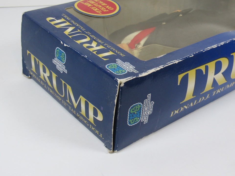Donald J. Trump 12″ Talking Doll The Apprentice 2004 Box Worn Unopened ...