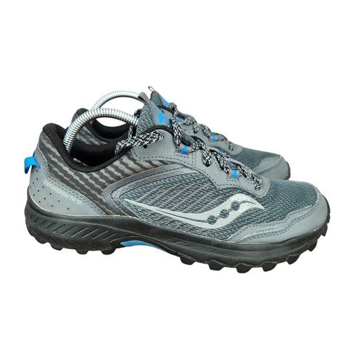 Saucony Excursion TR15 Trail Running Shoes Mens 9 Wide Gray Blue ...