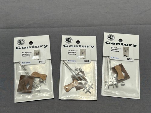 Lot of 3 N Scale 30' Down-line Regulator Assembly Kit Showcase ...