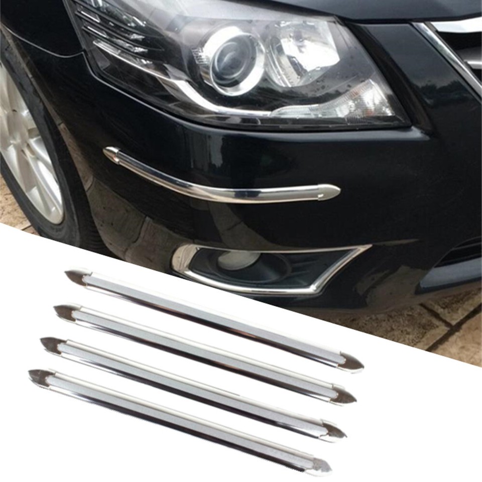 4× Car Accessories Bumper Corner Protector Guard Cover Anti Scratch ...