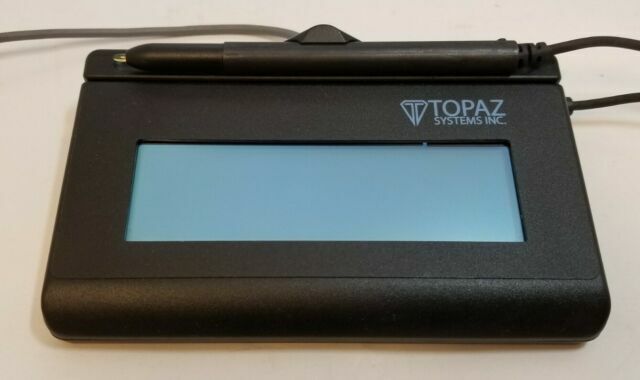 Topaz Signature Gem 4.4" x 1.3" Electromagnetic Signature Terminal (T ...