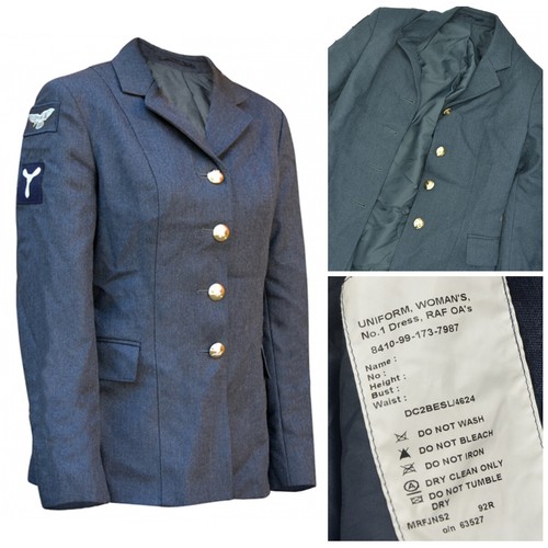Woman's British WRAF No 1 Jacket Tunic Royal Air Force Dress Uniform ...