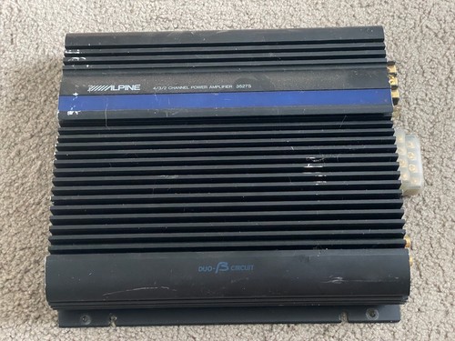 Alpine 3527S Amplifier 4 3 2 channel car audio Duo-B Circuit 25Wx4 RMS ...