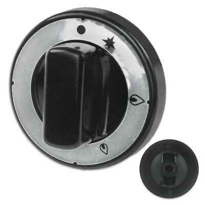 KN53 PEL 22-23S GAS VALVE CONTROL KNOB 10x8mm D SHAFT WITH IGNITION FOR ...