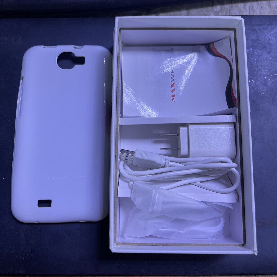 Maxwest Orbit 6200 ANDROID 4.2 White 6 Inch 4GB Dual Sim 512MB RAM NO ...