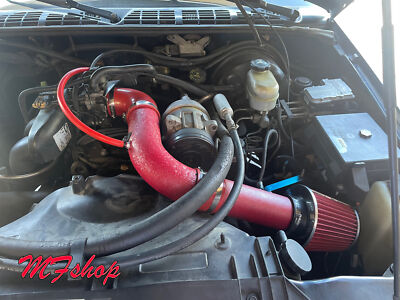 Coated Red For 1997-2003 Chevy S10 2.2L L4 LS Xtreme PIckup Cold Air ...