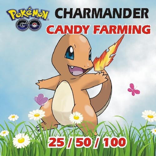 POKEMON GO CHARMANDER CANDY FARMING EXTRA FAST - SAME DAY NO BOTS - 100 ...