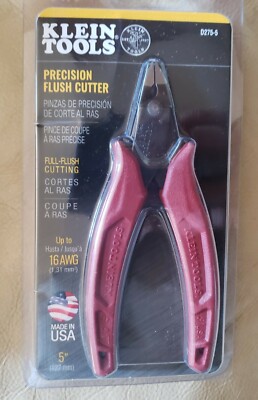 Klein Tools D275-5 Flush Cutter, Lightweight, 5"-Inch | eBay