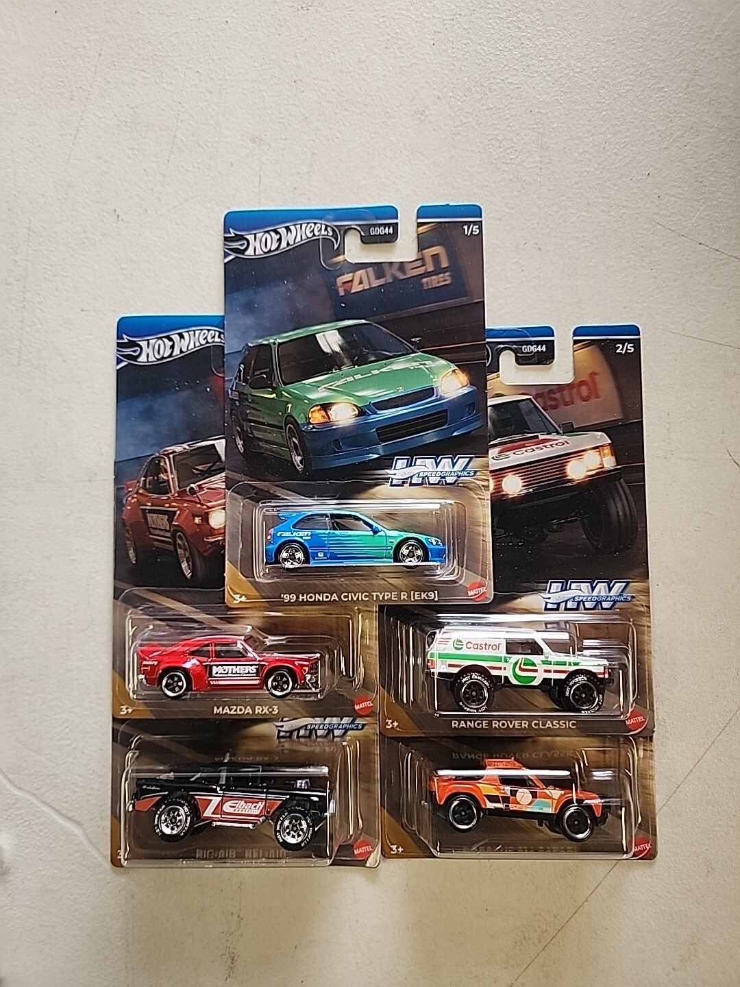 2024 Hot Wheels Speed Graphics Set of 5 China Card | eBay