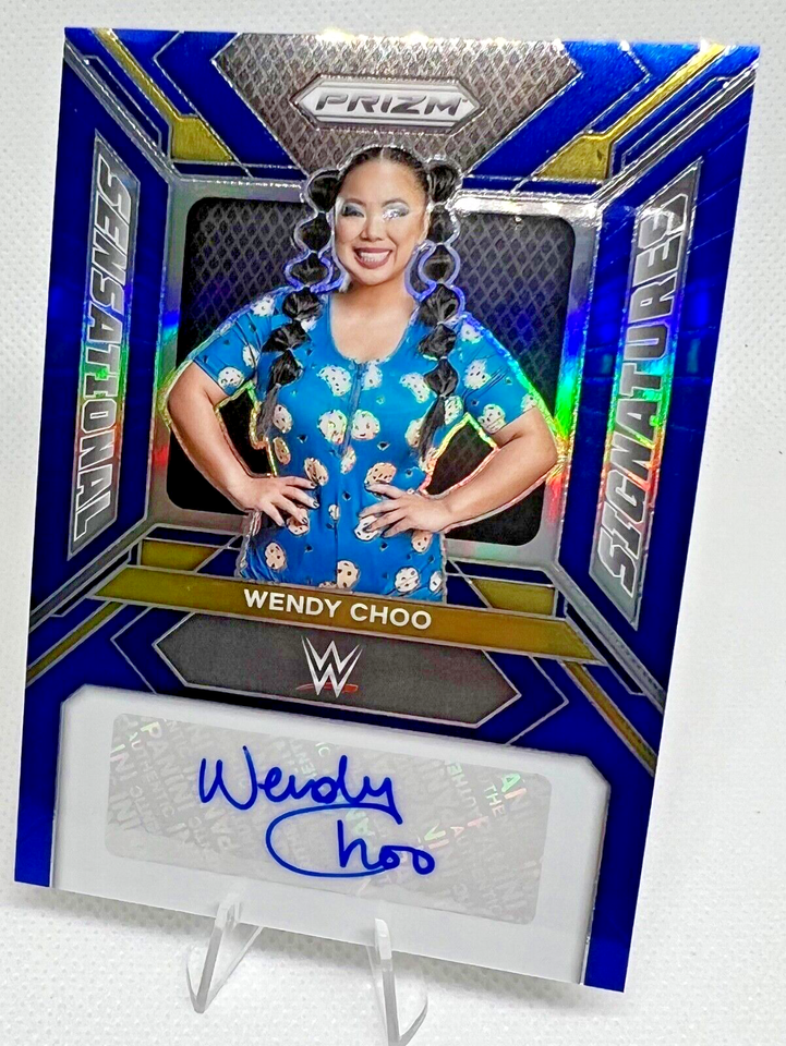 2024 Panini Prizm WWE - WENDY CHOO No. SS-CHO Sensational Signatures ...