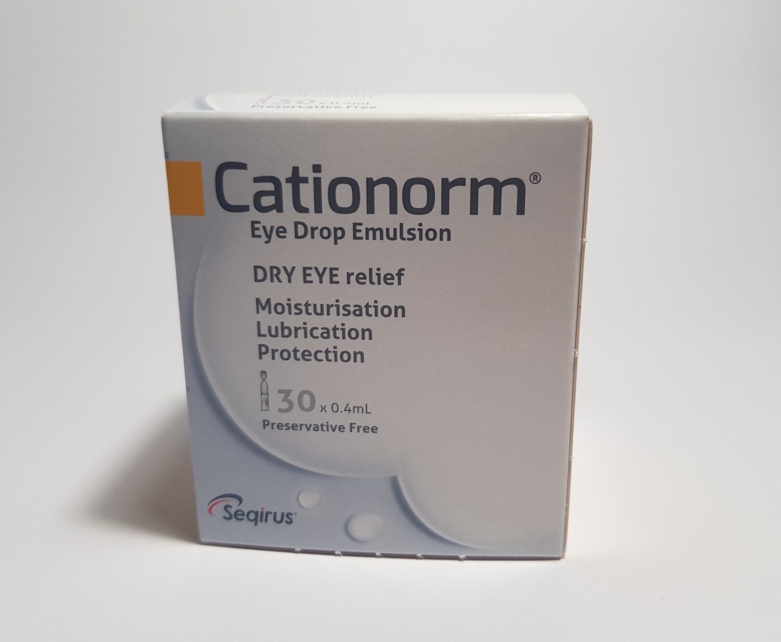 CATIONORM Ophthalmic Emulsion Vial Eye Drops 30 x 0.4ml | eBay