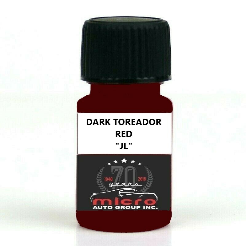 Ford Dark Toreador Red JL Touch up Paint Kit With Brush 2 Oz SHIPS ...