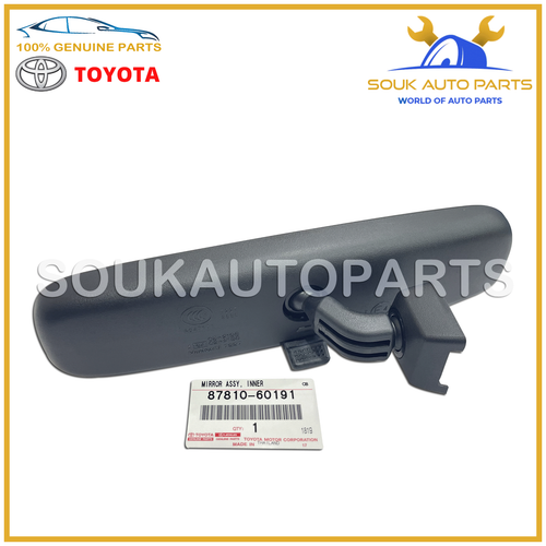 87810-60191 Genuine Toyota INNER REAR VIEW MIRROR ASSY 8781060191 OEM ...