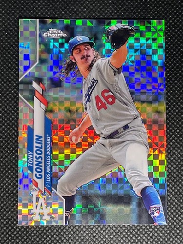 2020 Topps Chrome Tony Gonsolin RC Rookie X-Fractor #114 | eBay
