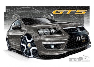 HSV VE II GTS ALTO GREY A3 FRAMED PRINT (V192VB) | eBay Australia