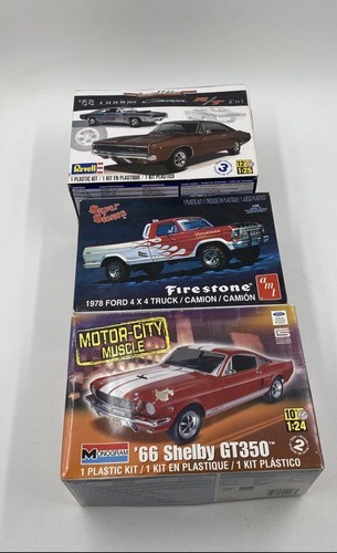 1978 Ford 4x4 Revell & Monogram 1968 Dodge Charger R T Model Cars Lot Of 3 | eBay