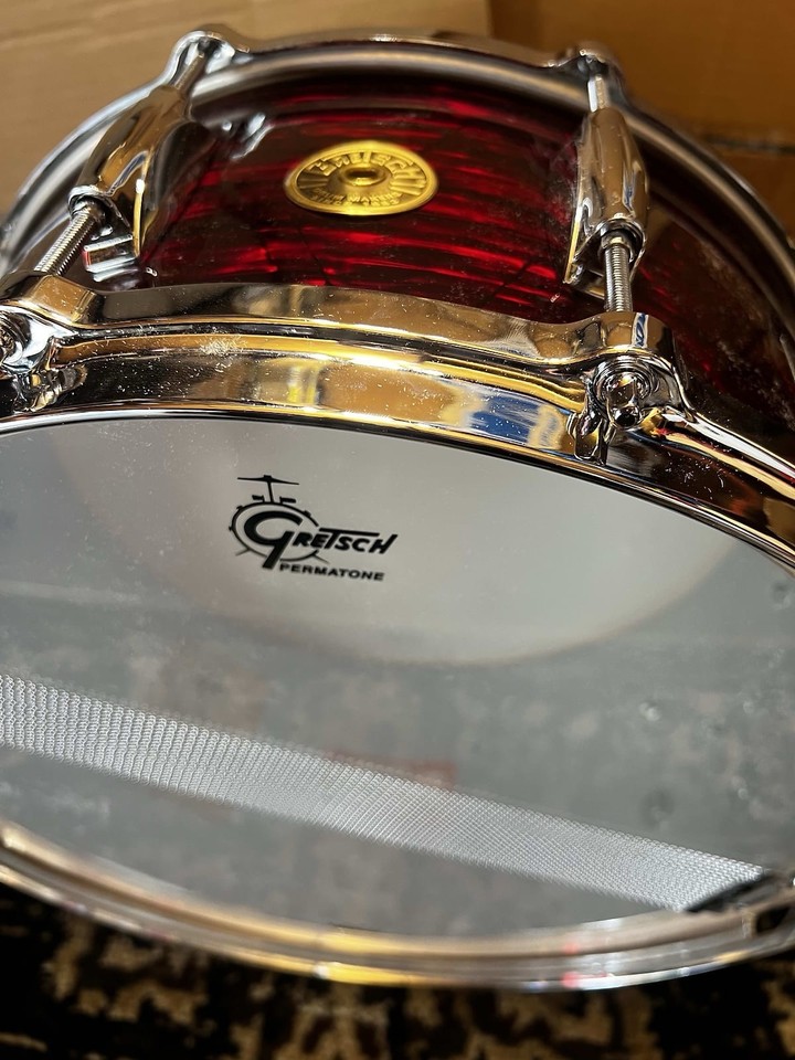 Gretsch 6.5" x 14" USA Custom Ridgeland Snare Drum - Ruby Red Pear | eBay