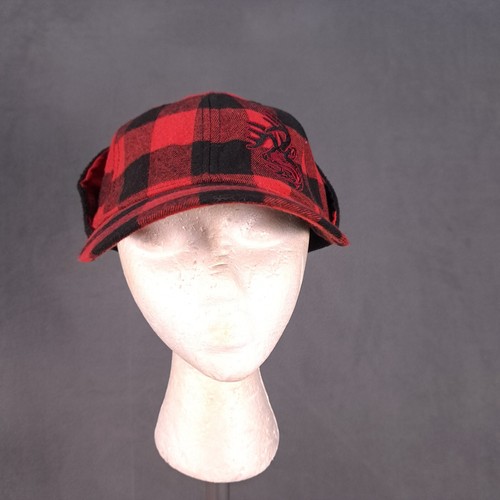 Legendary Whitetails Cap Adult M/L Red Buffalo Plaid Ear Flaps Outdoor ...
