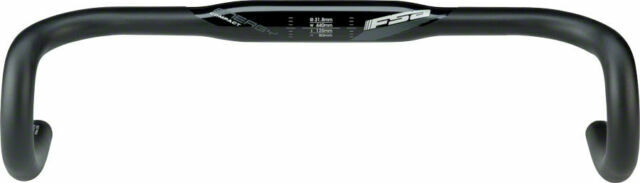 FSA Energy Wing Pro Compact Road Handlebar 44cm 31.8 125mm Drop 80mm ...