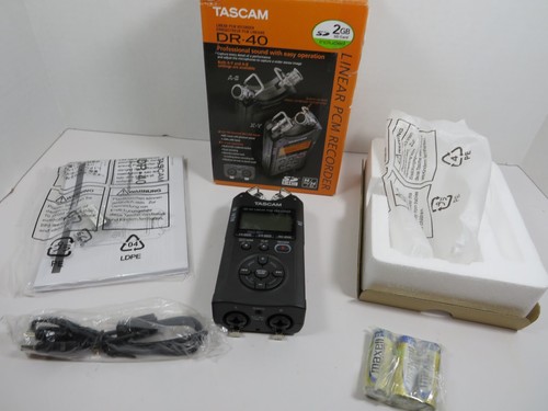 TASCAM DR-40 Linear PCM Handheld Audio Recorder | eBay