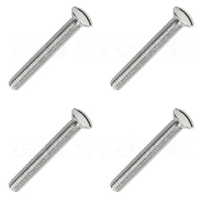 M3.5mm x 70mm LONG ELECTRICAL MACHINE SCREWS LIGHT SWITCH PLUG SOCKET ...