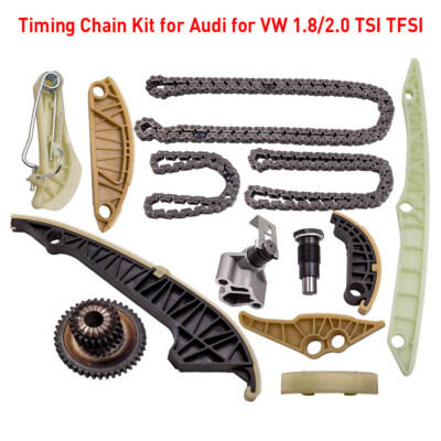 TIMING CHAIN KIT for AUDI VW 2.0 1.8 TFSI TSI EOS GTI A3 A4 A5 A6 Q5 ...