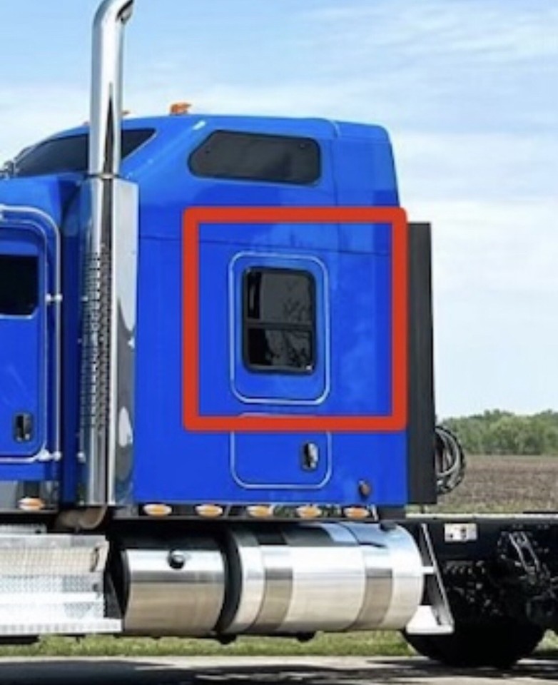 Kenworth W900 T660 T800 T600 Interior Sleeper Window Curtain. Cover ...