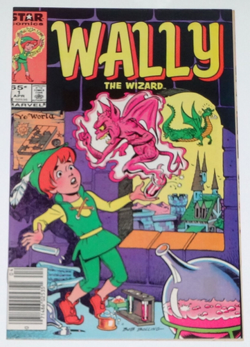 VINTAGE MARVEL STAR 1985 WALLY THE WIZARD #1 VF/NM NEWSSTAND ISSUE ...