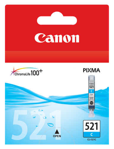 Canon CLI-521C Cyan Ink Cartridge CLI521C | eBay
