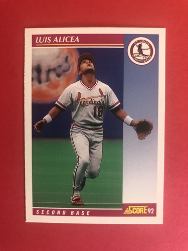 1992 SCORE BASEBALL #607 LUIS ALICEA | eBay.de