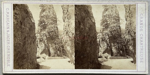 The Great Chartreuse Rocks France Photo Margain & Jager C1865 Stereo ...