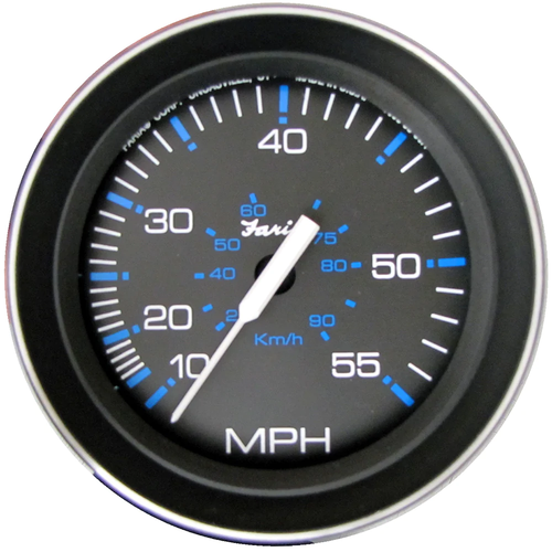 Faria Coral 4" Speedometer (55 MPH) (Pitot) [33009] 759266330092| eBay