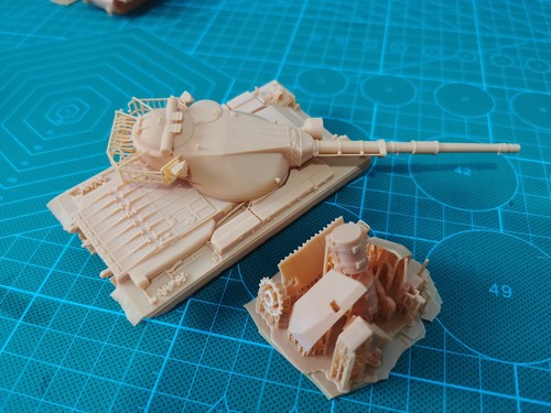 3D Printed 1/72/35 Y-a Super Conqueror Heavy Tank Unpainted Model Kit ...