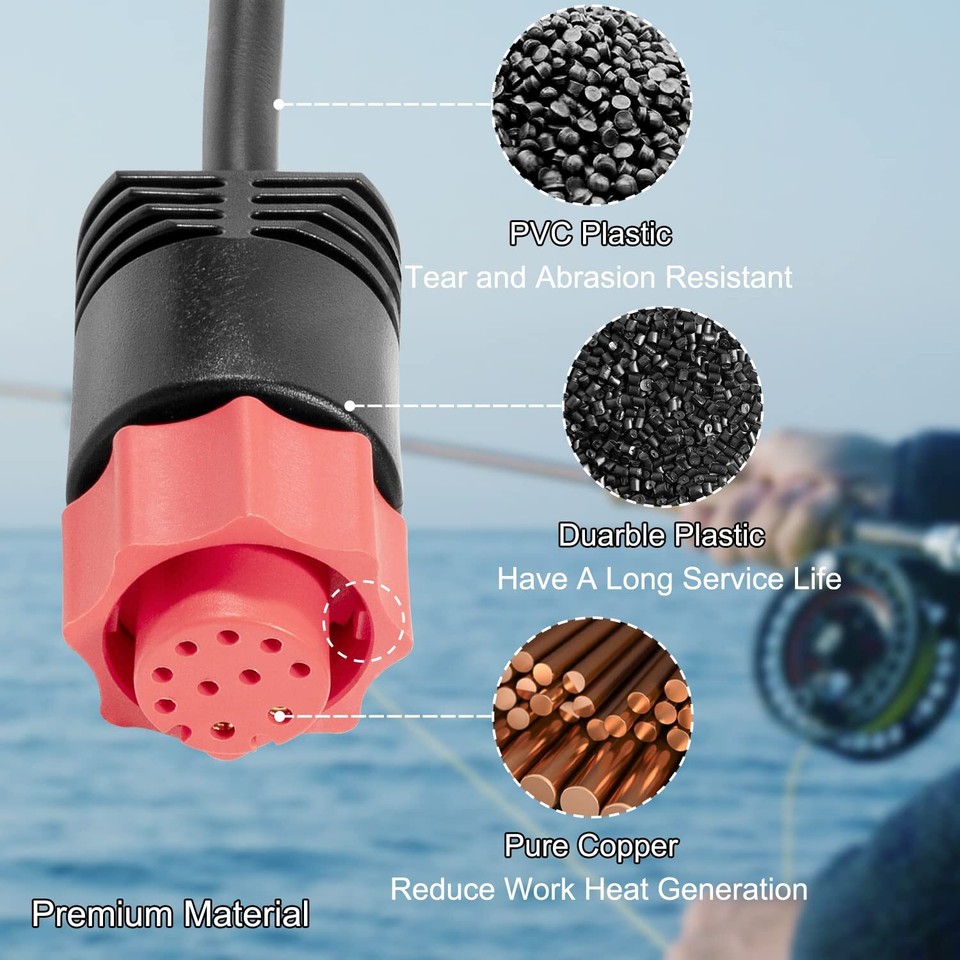 HDS/Elite/Hook Power Cable 3 Foot 2-Wire Power for Lowrance HDS Elite ...