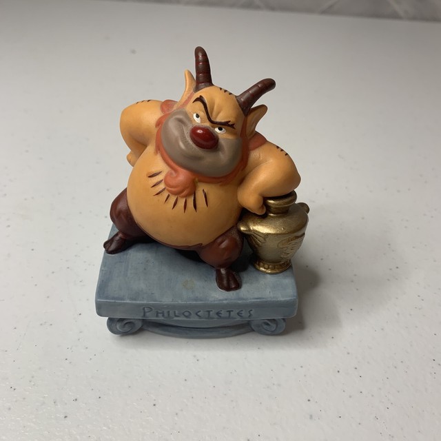 1997 Disney Hercules Phil Philoctetes Satyr Porcelain Figurine 3.5" Man ...