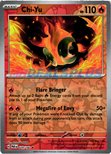 NM Pokemon Paradox Rift Chi-Yu Reverse Holo 029 | eBay