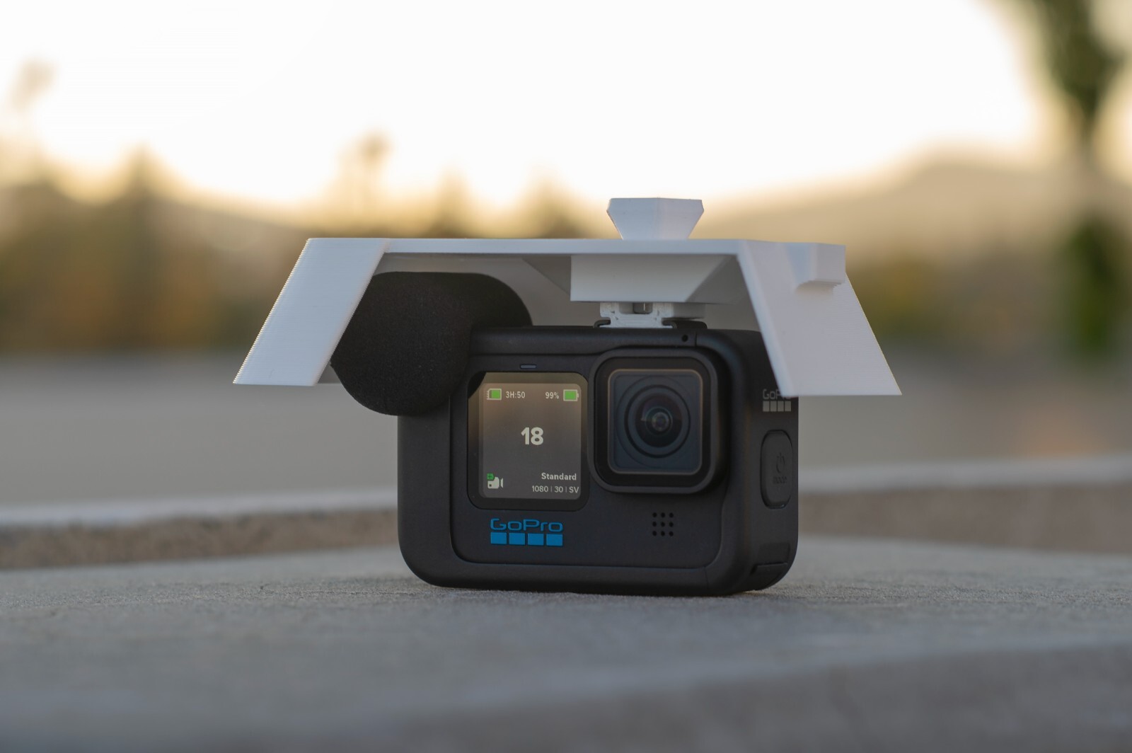 GoPro Media Mod Sun Shade Hat Cover - Fits GoPro Hero 9 / 10 / 11 Media ...