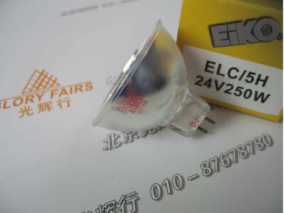 2pcs EIKO ELC/5H 24V250W H5 halogen lamp AOI SMT 500hours long life ELC ...