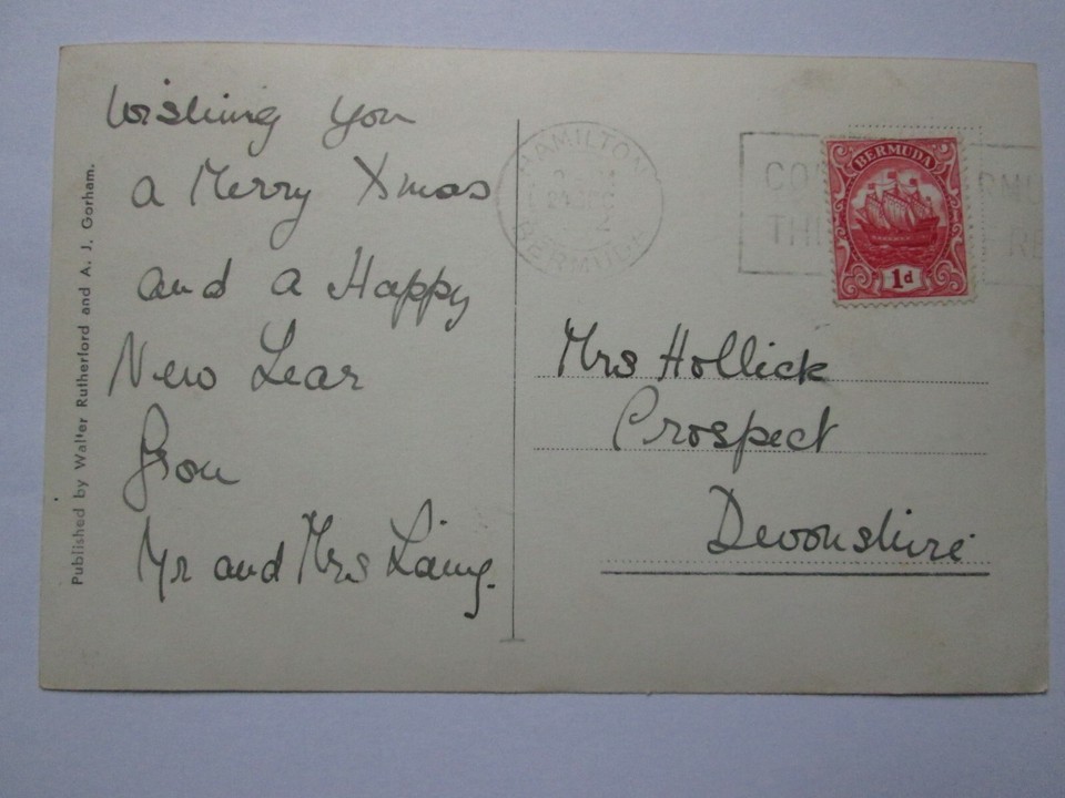 Hamilton from Paget Bermuda Real Photo Vintage Postcard K22 | eBay