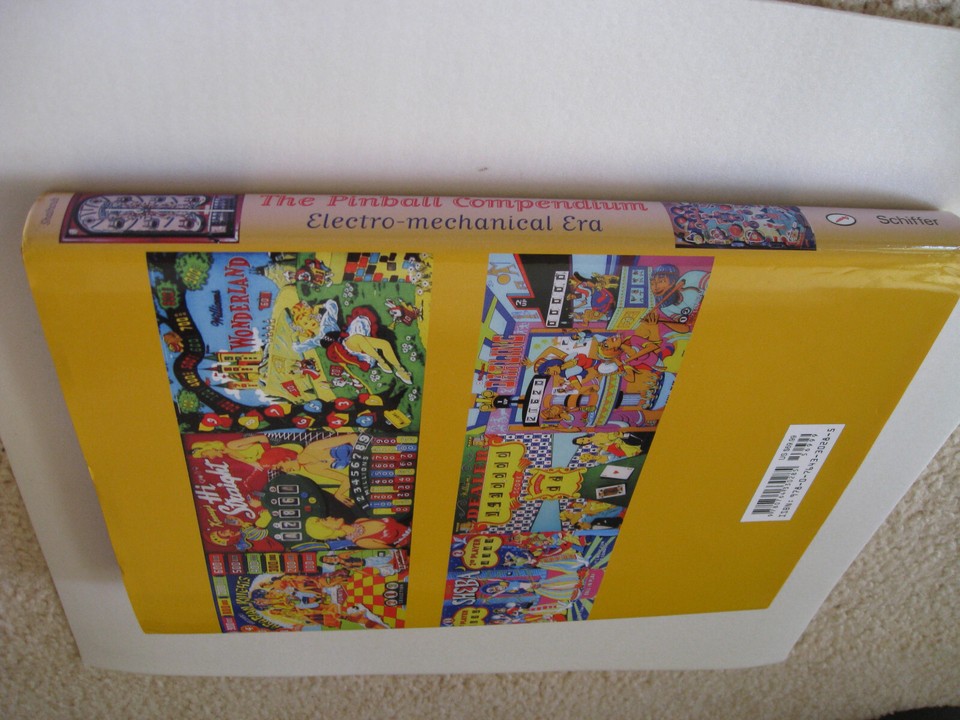 PINBALL COMPENDIUM; Electro-Mechanical Era (2008) US HC 1st DJ ...