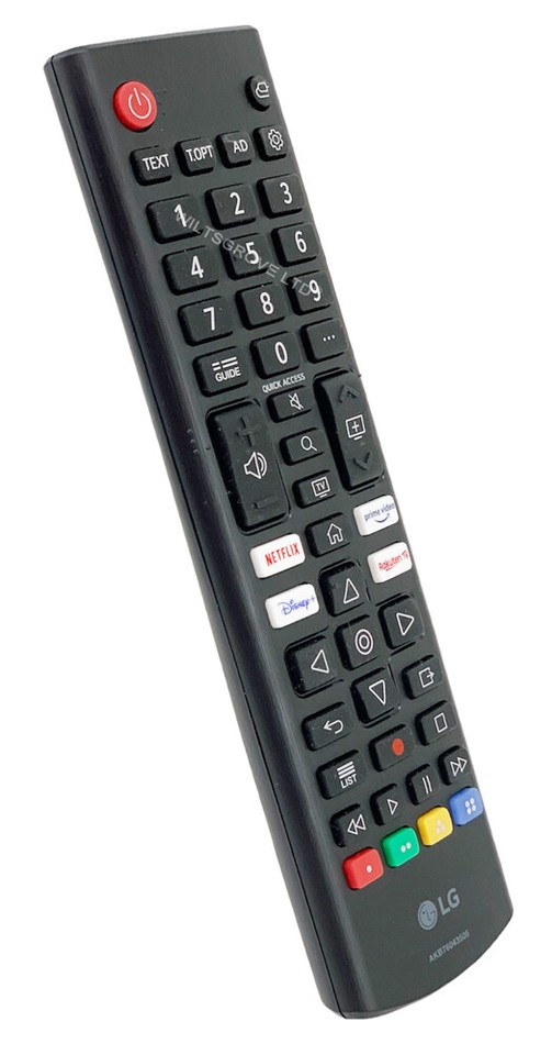 Genuine LG AKB76043505 TV Remote Control for Smart FHD HDR LED Freeview ...