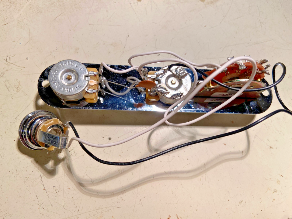 Fender Player Telecaster Tele Hardware Control Plate 250K CTS Pots 3 ...