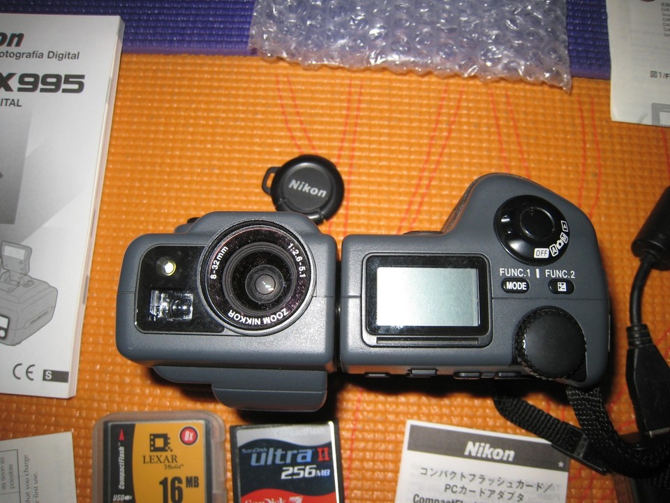 NIKON COOLPIX 995 DIGITAL CAMERA W/ ES-E28 SLIDE COPYING ADAPTER (MADE IN JAPAN) | eBay