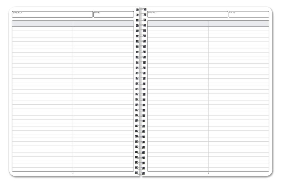 2 Column Log Book/Columnar Logbook/Notebook (Columns Book Format) - 100 ...