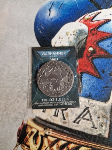 Warhammer Collectable Coin : Orks 40k coin- September 2021 | eBay UK