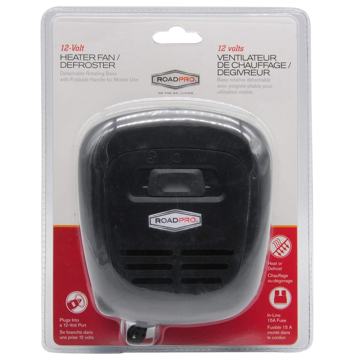 RoadPro RPAT859 12-Volt Heater or Defrost for Vehicle Windshields 6 ...