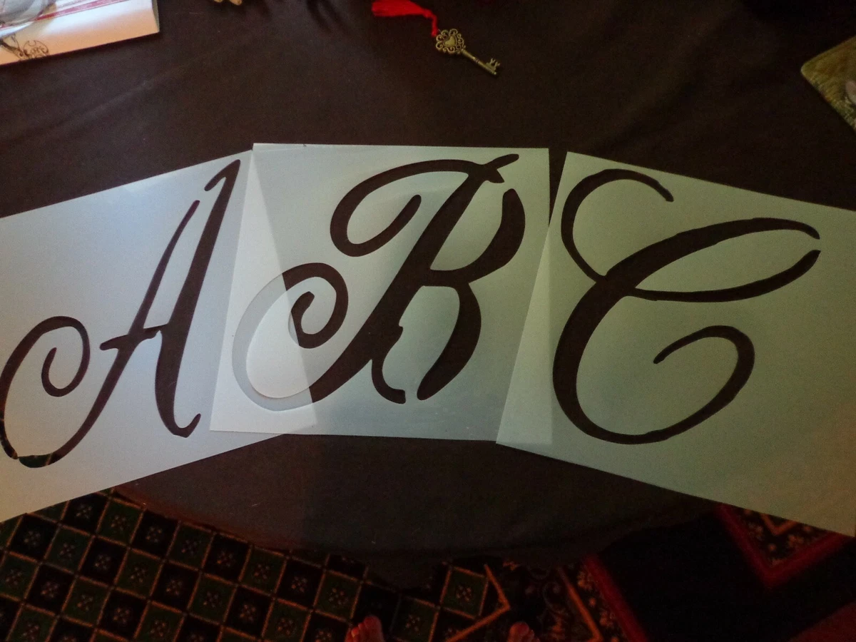 Fancy Script Letter A