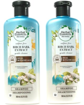 2 Count Herbal Essences Birch Bark Extract Gentle Cleanse Shampoo 12.2 ...