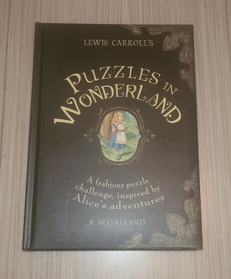Lewis Carroll's Puzzles in Wonderland hardcover alice 9781780976754| eBay