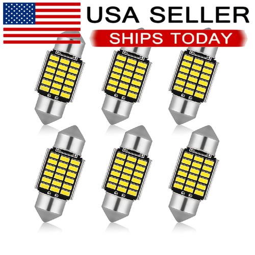DE3175 LED Festoon Bulbs DE3022 DE3021 3014 31MM Interior Dome Map ...